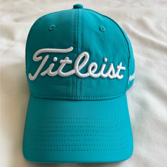 Titleist | Accessories | Titleist Logo Pro V Cap Turquoise And White ...